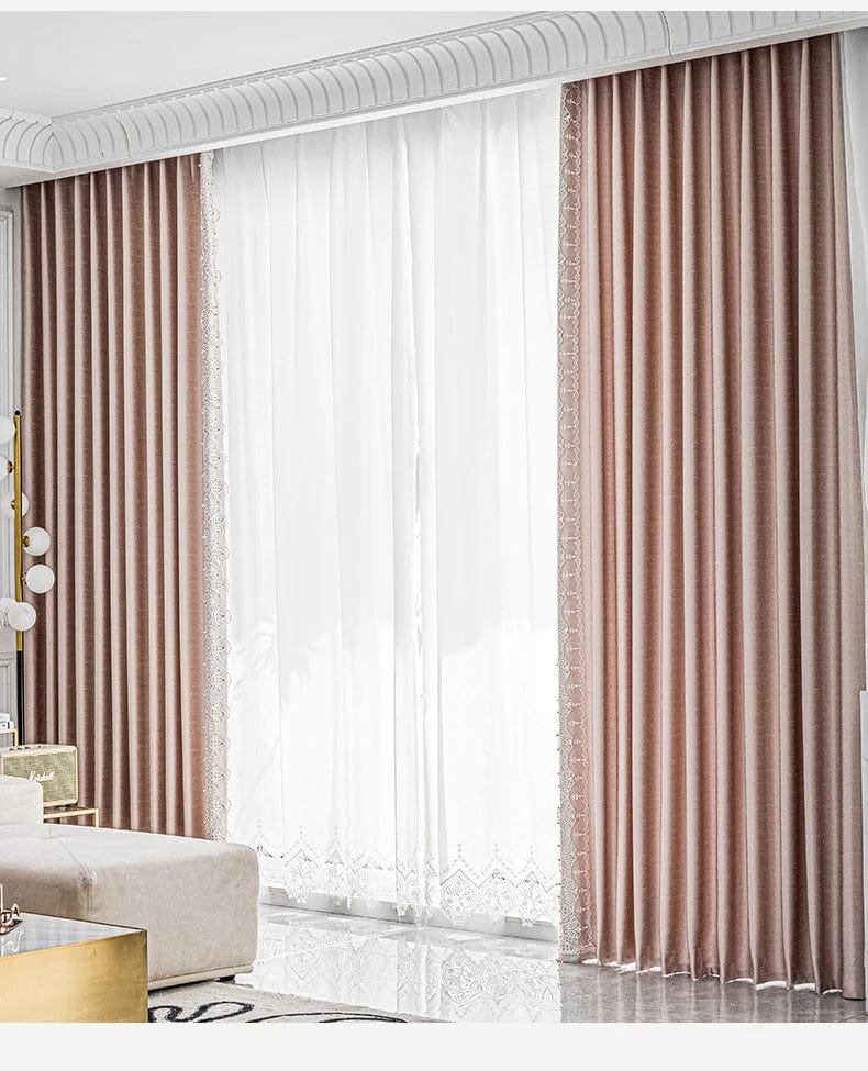 Rideau chambre rose Cocooning – L'atelier rideau