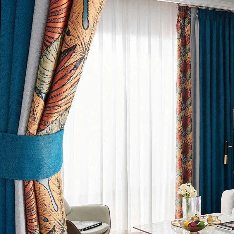 Rideau salon coloré occultant original – L'atelier rideau